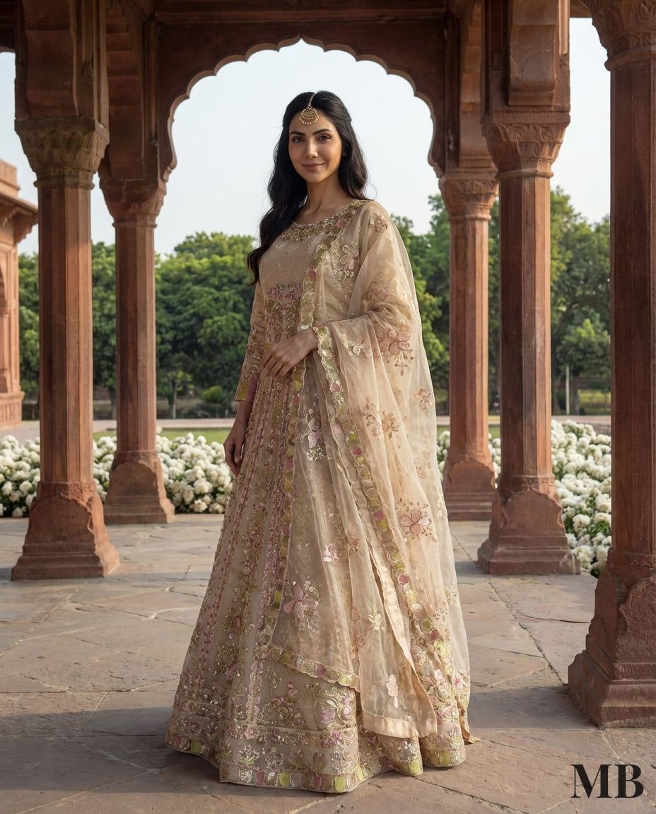 Noor-e-Bahar FG 166 Off White – Muslim Boutique